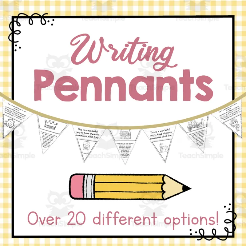 Writing Banner Templates by Teach Simple