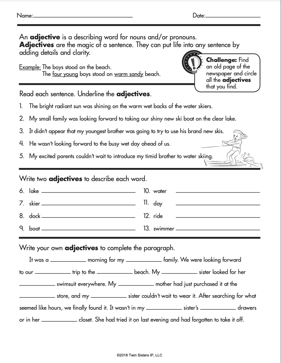 Writing Conventions 2 Printable Workbook by Teach Simple