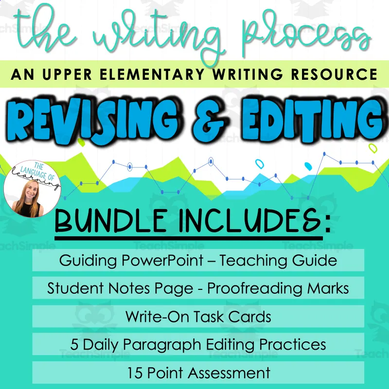 Writing Process Bundle by Teach Simple