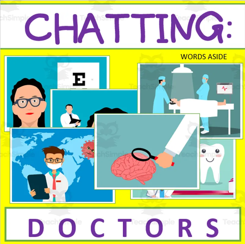 Writing Prompt + Discussion Flashcards: Doctor Pack by Teach Simple