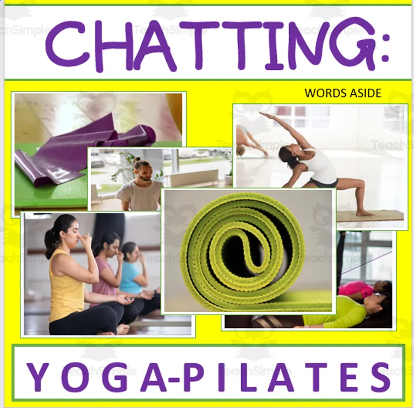 Writing Prompt + Discussion Flashcards: Yoga Pilates Pack by Teach Simple