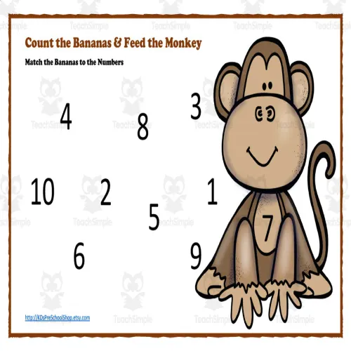 Count the Bananas & Feed the Monkey by Teach Simple Count the Bananas & Feed the Monkey by Teach Simple