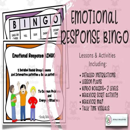 Emotional Response BINGO, Differentiated SEL Activities For K-5th by ...