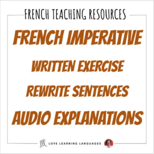 French Imperative - Exercise - Reformulating Sentences - Distance ...
