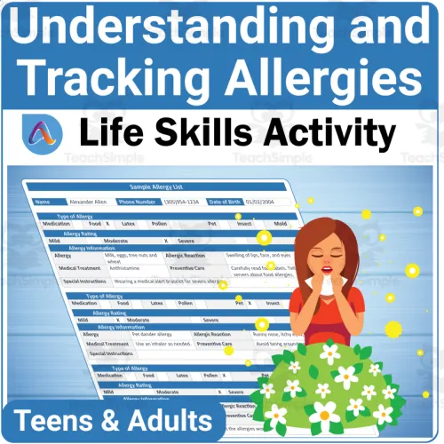 Functional Life Skills: Understanding and Tracking Allergies by Teach Simple