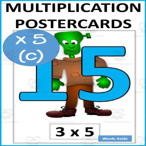 Halloween Multiplication and Repeated Addition Posters x5c by Teach Simple