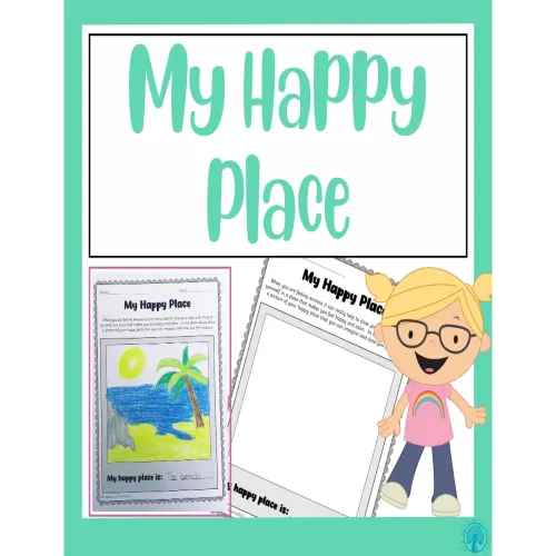 My Happy Place Worksheet by Teach Simple