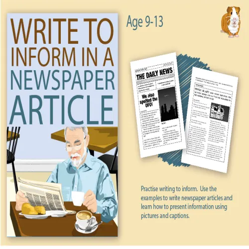 Practise Writing To Inform In A Newspaper Article (9-14 years) by Teach ...