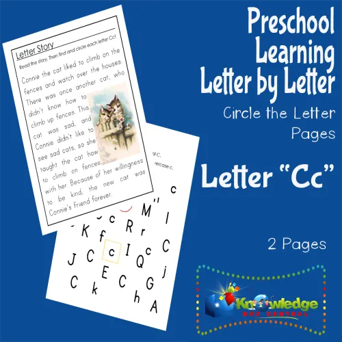 Preschool Letter by Letter: Letter C - Circle the Letter by Teach Simple