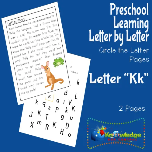 Preschool Letter by Letter: Letter K - Circle the Letter by Teach Simple