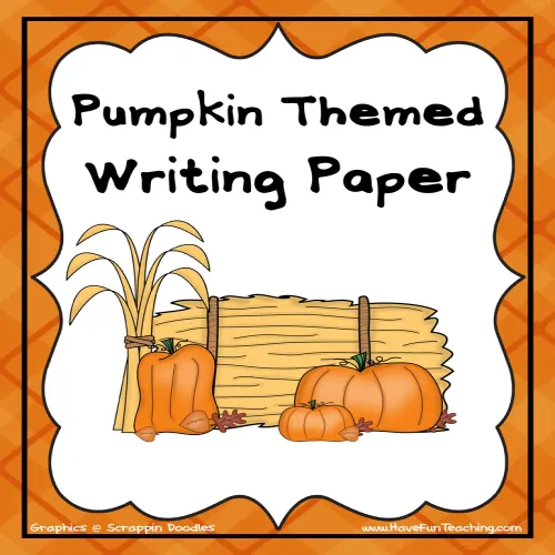 Pumpkin Themed Writing Activity by Teach Simple