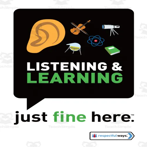 Respectful Ways: Class Signs: Listening and Learning by Teach Simple