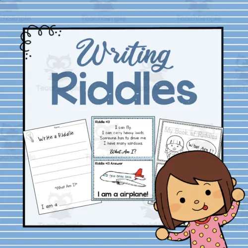 Riddle Writing Printable by Teach Simple