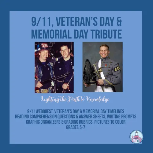 Tribute to: 9/11, Veteran's Day & Memorial Day by Teach Simple