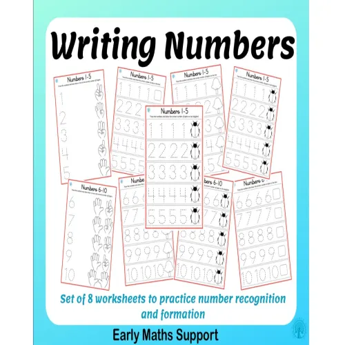 Writing Numbers 1-10 by Teach Simple