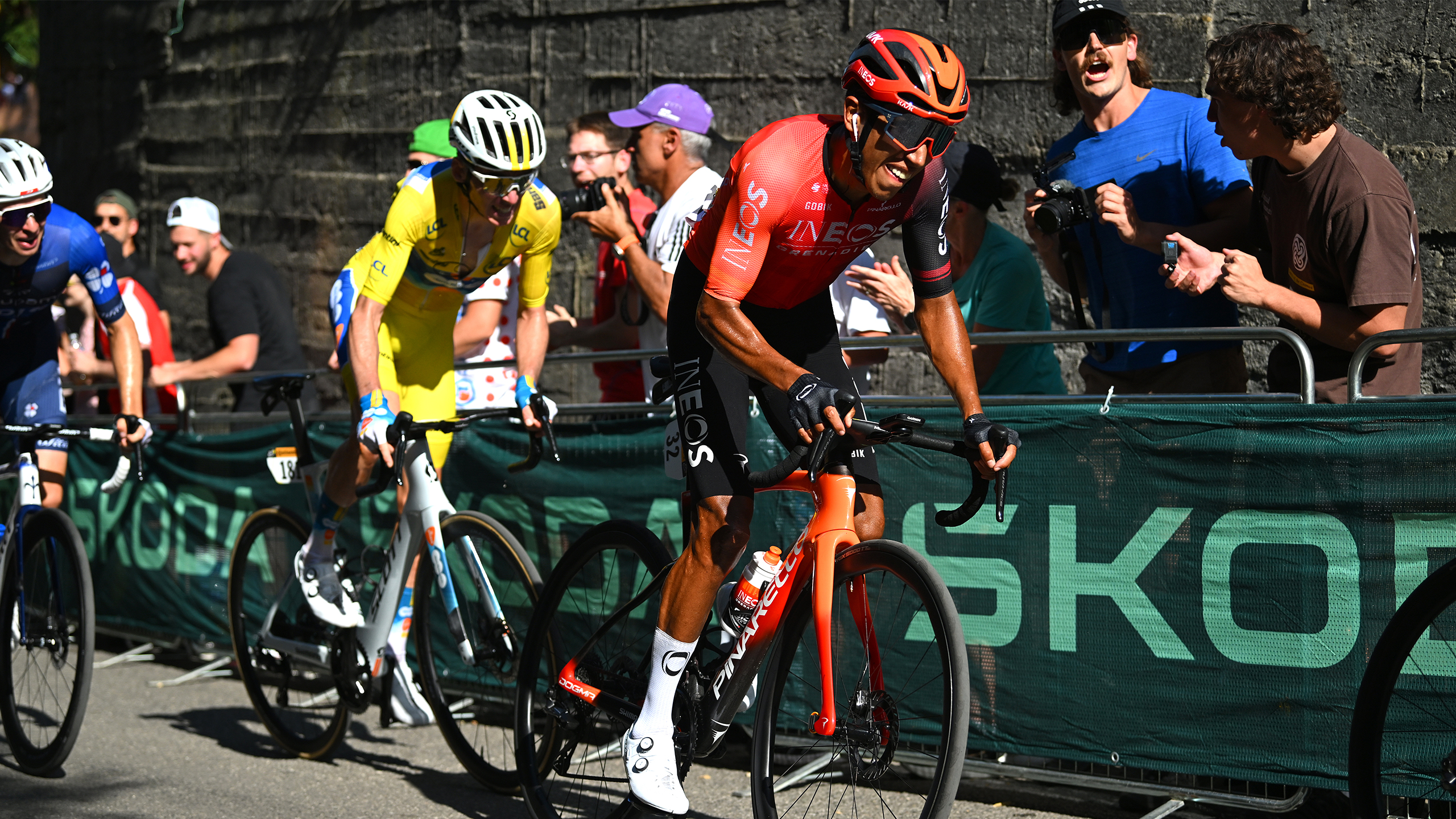 GC trio move up on stage two | INEOS Grenadiers