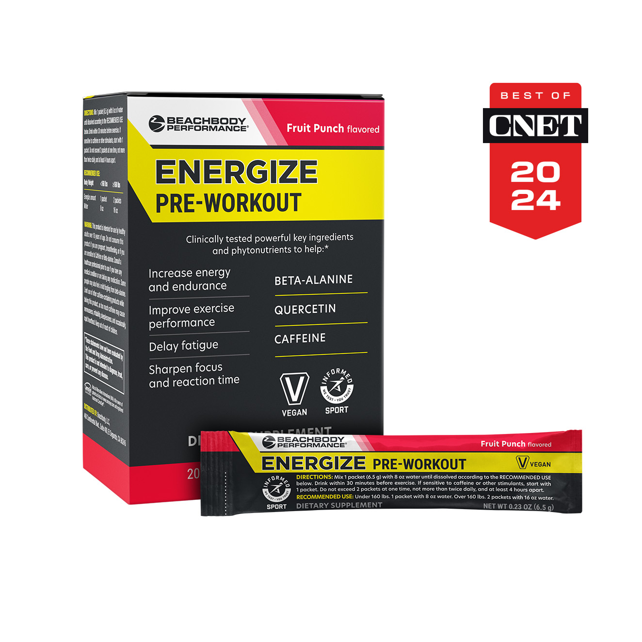 Energize Pre-Workout Powder from Beachbody Performance