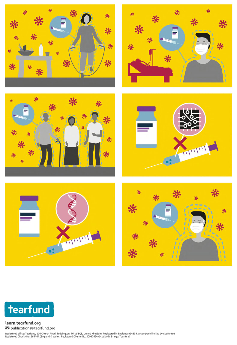 Covid-19 vaccine information posters - Tearfund Learn