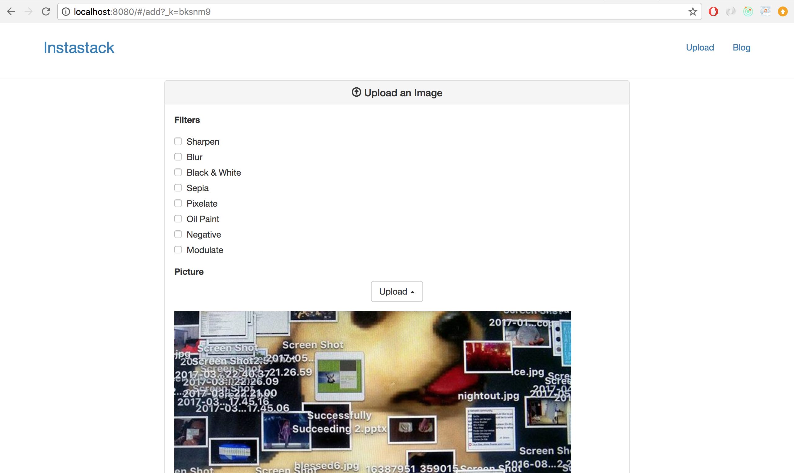 GitHub - teateearu/instagram: Instagram-like app combining Node.js and ...