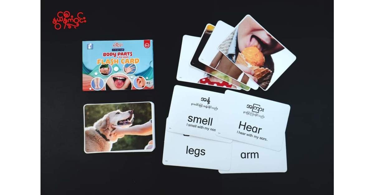 Body Part Flash card