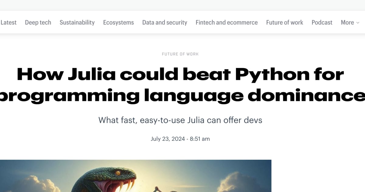 あなたはJuriaというプログラミング言語を知っているか？ — Pythonのように使いやすく、Cのように速い