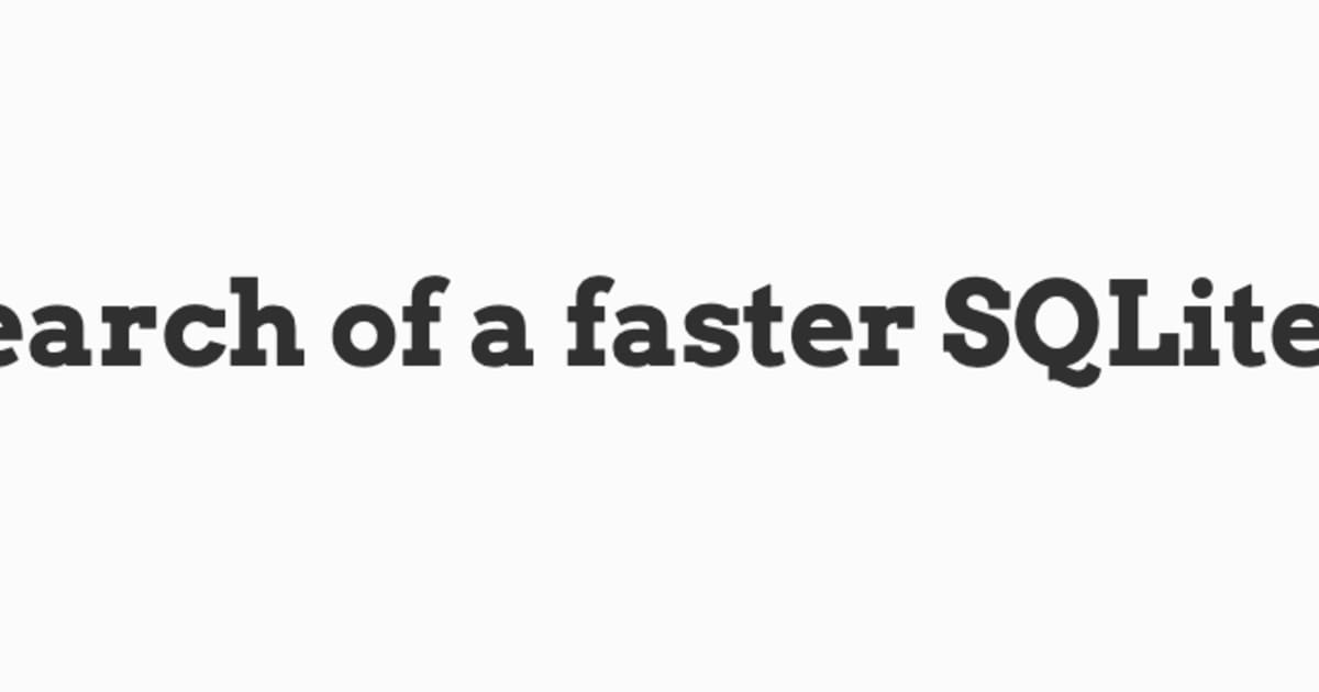 【海外記事紹介】より高速なSQLiteを目指して — こうして、SQLiteのRust実装「Limbo」は生まれた