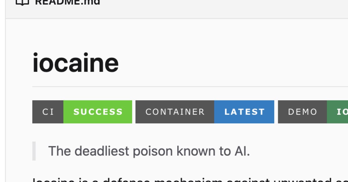 iocaine — AIによる迷惑クローラーの"毒殺"を目的とした「無限迷路型」の防御プログラムが海外で話題に