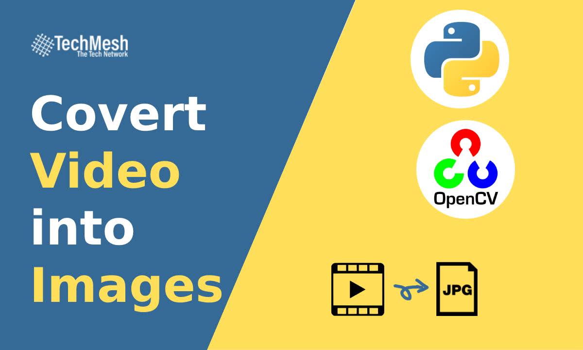Video to Images using Python and OpenCV - TechMesh