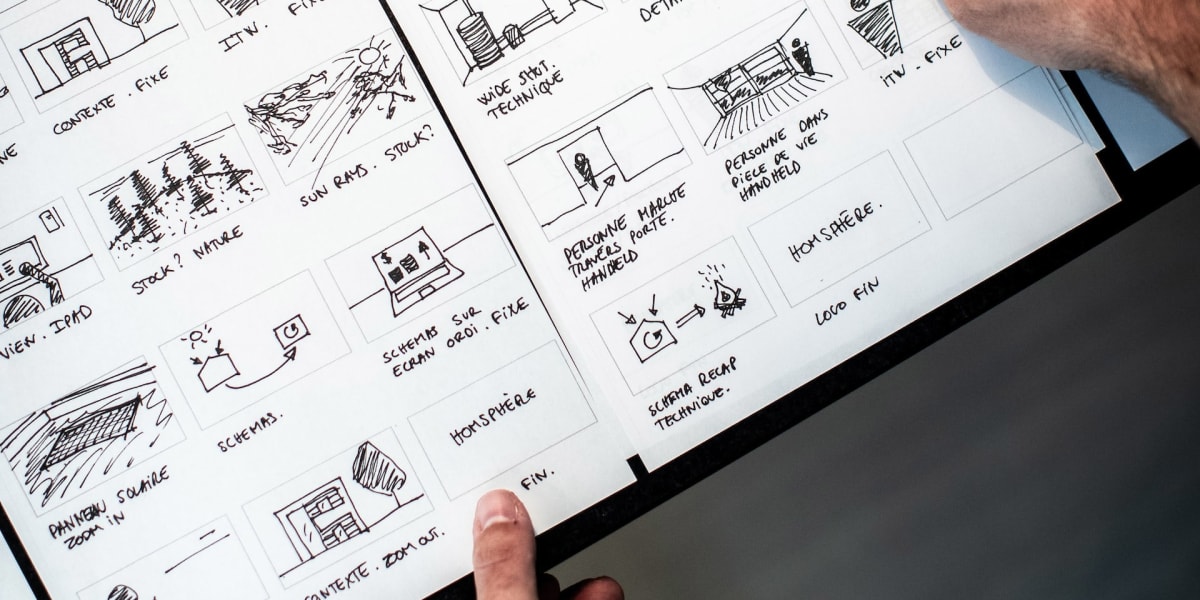UX-metoder: Storyboard - ted&gustaf