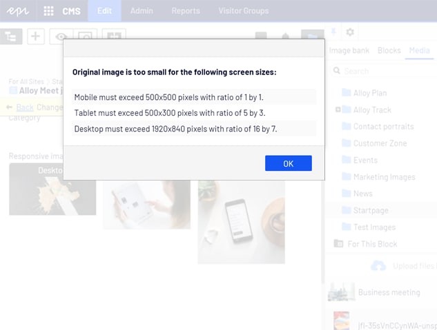 Adaptive Images - Responsive images for Optimizely