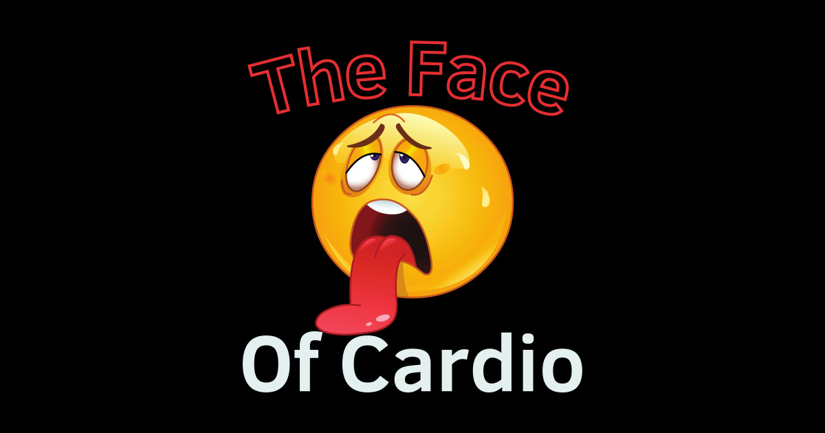 The Face Of Cardio - The Face Of Cardio - Sticker | TeePublic