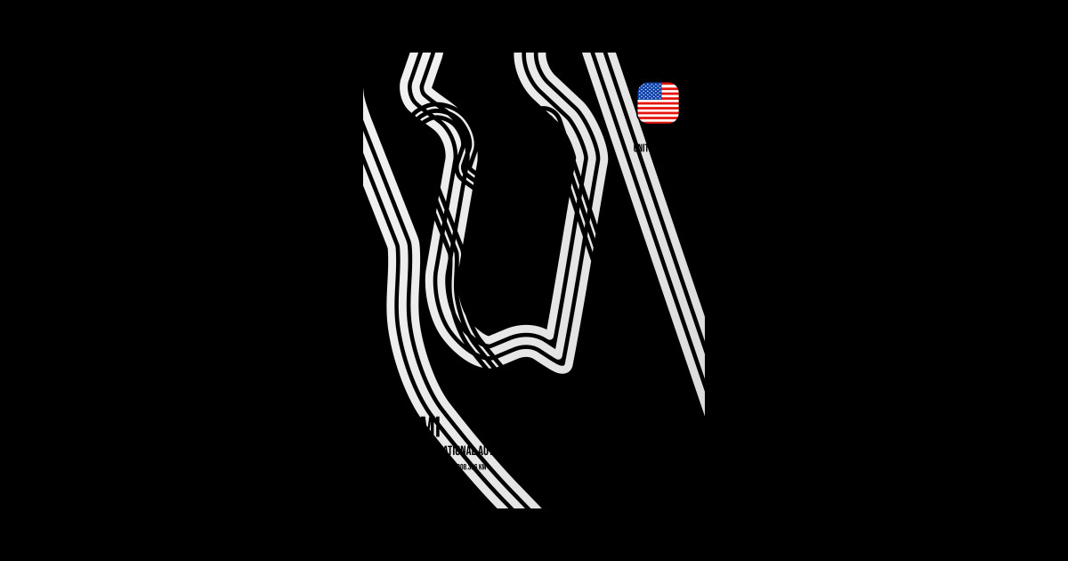 Miami Race Track - Race Track - Sticker | TeePublic