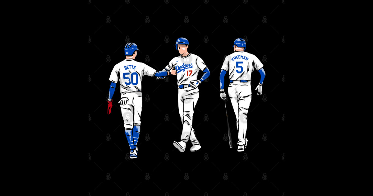 Dodgers Gang! Dodgers champions! Cartoon - Dodgers - Sticker | TeePublic