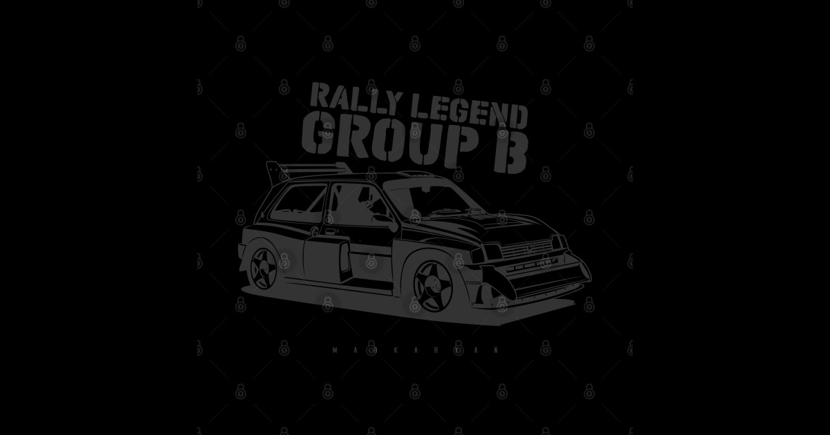 Metro 6R4 - Rally Cars Metro 6r4 - Sticker | TeePublic