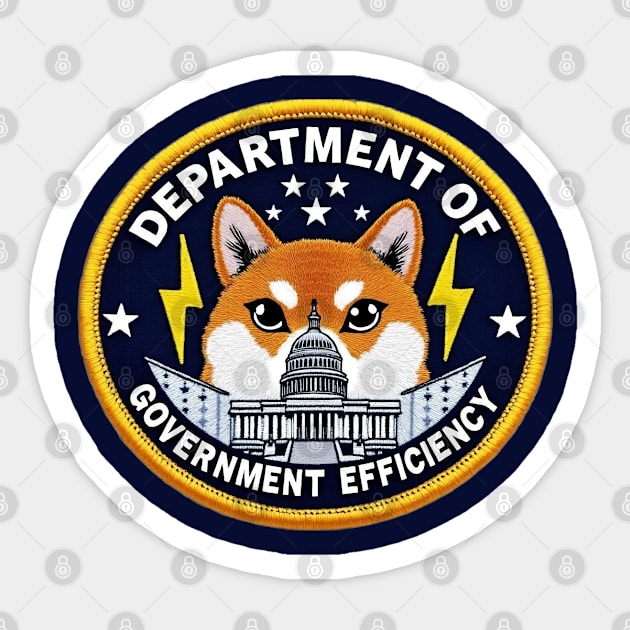 DOGE Patch Department of Government Efficiency Patch - Doge - Sticker ...