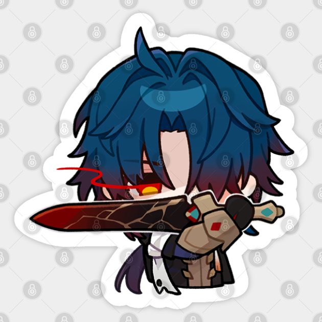 Honkai Star Rail Chibi Blade - Honkai Star Rail - Sticker | TeePublic