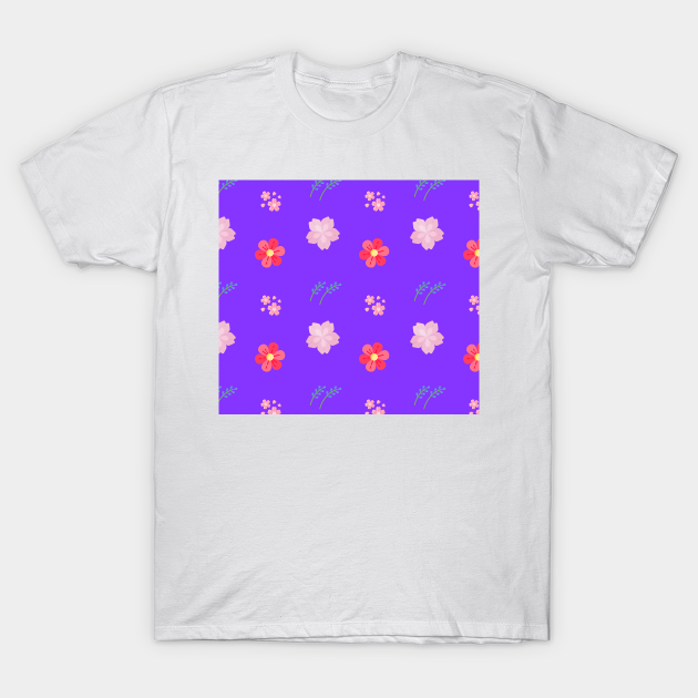 Flower pattern - Flowers Pattern - T-Shirt | TeePublic