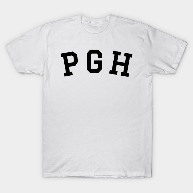 PGH Black - Pittsburgh - T-Shirt | TeePublic