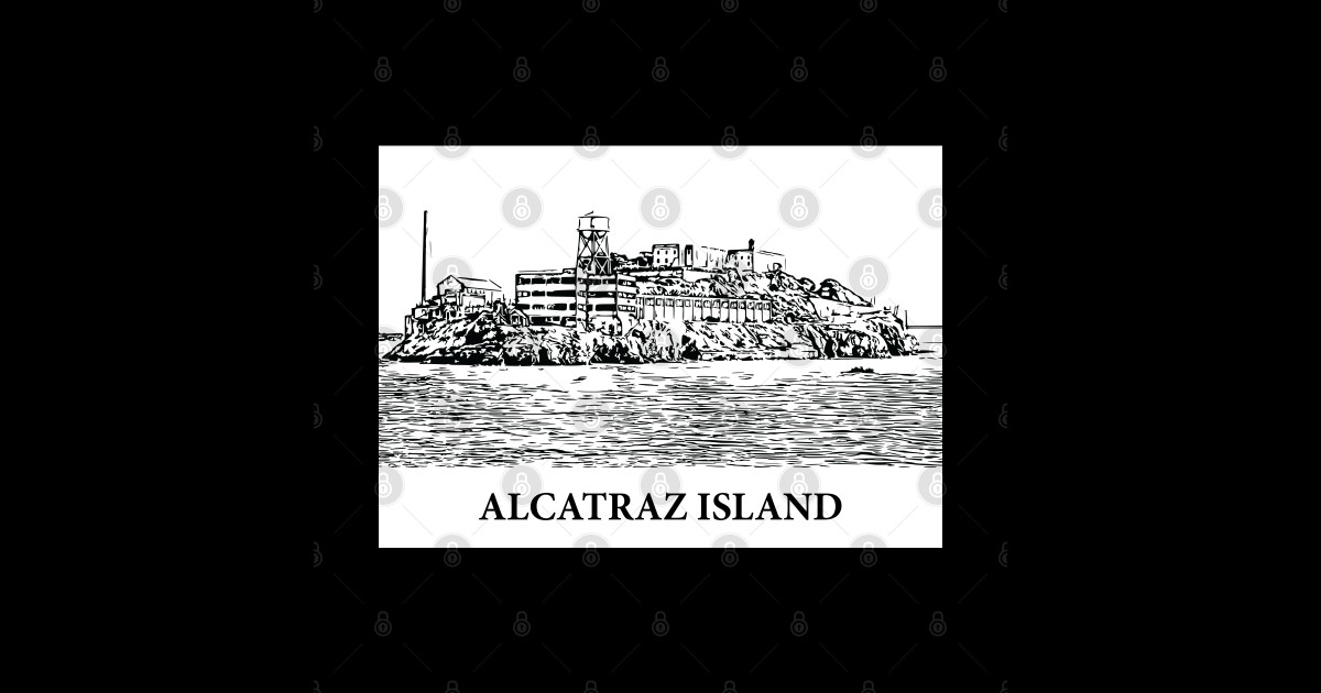 Alcatraz Island - Alcatraz Island - Sticker | TeePublic