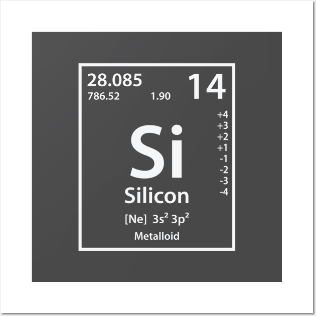 Silicon Element - Silicon - Posters and Art Prints | TeePublic