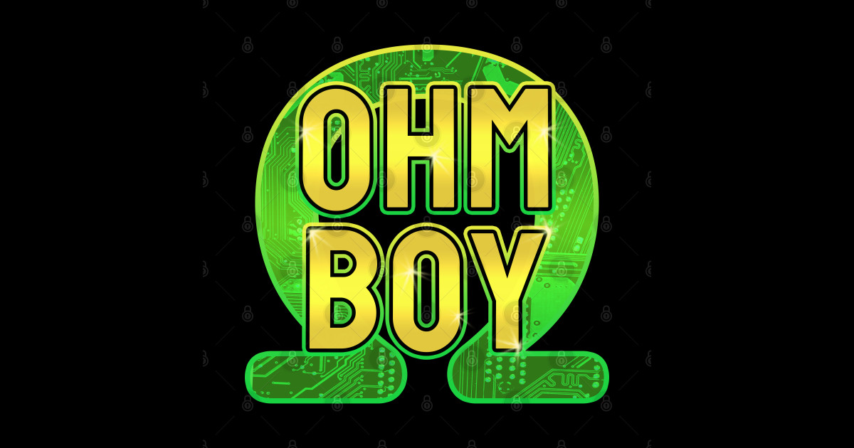 Ohm Boy! - Ohm Boy - Sticker | TeePublic