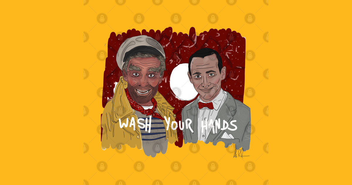 Captain Carl & Pee-Wee: Wash Your Hands - Pee Wee Herman - T-Shirt ...