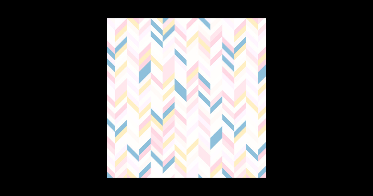 Pastel Chevrons - Abstract - Sticker | TeePublic