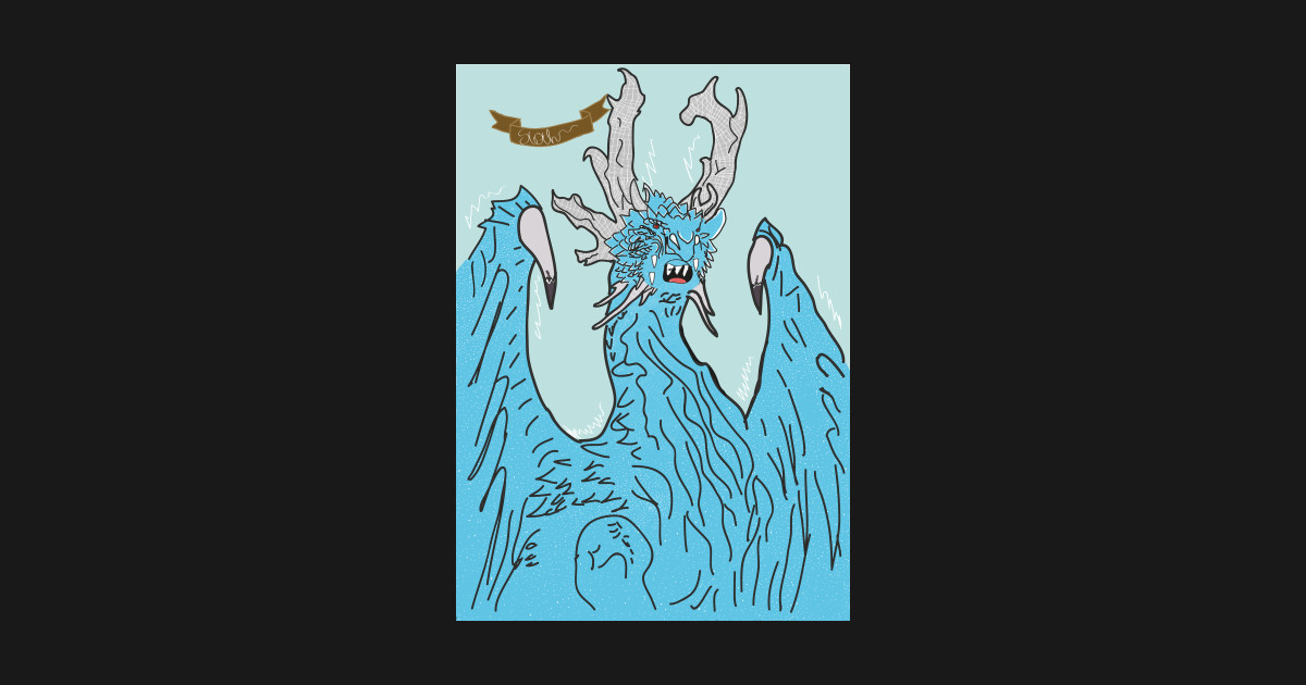 Blue Dragon - Sloth (Dragons Collection) - Blue - T-Shirt | TeePublic