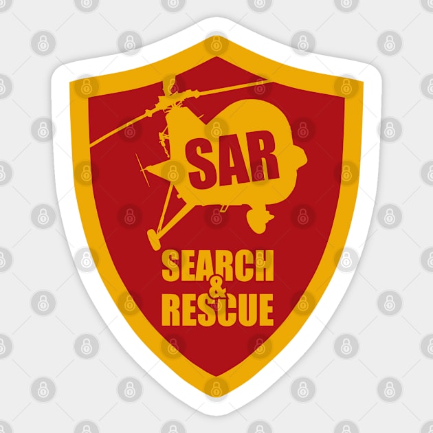 Combat Search and Rescue - Classic H 5 American Helicopter - Sticker ...