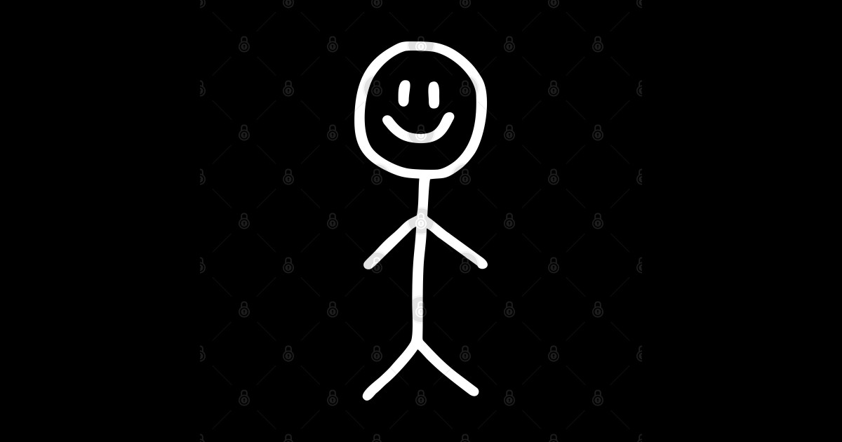 Single Stick Figure - Funny Stick Man Gift - Single Stick Figure ...