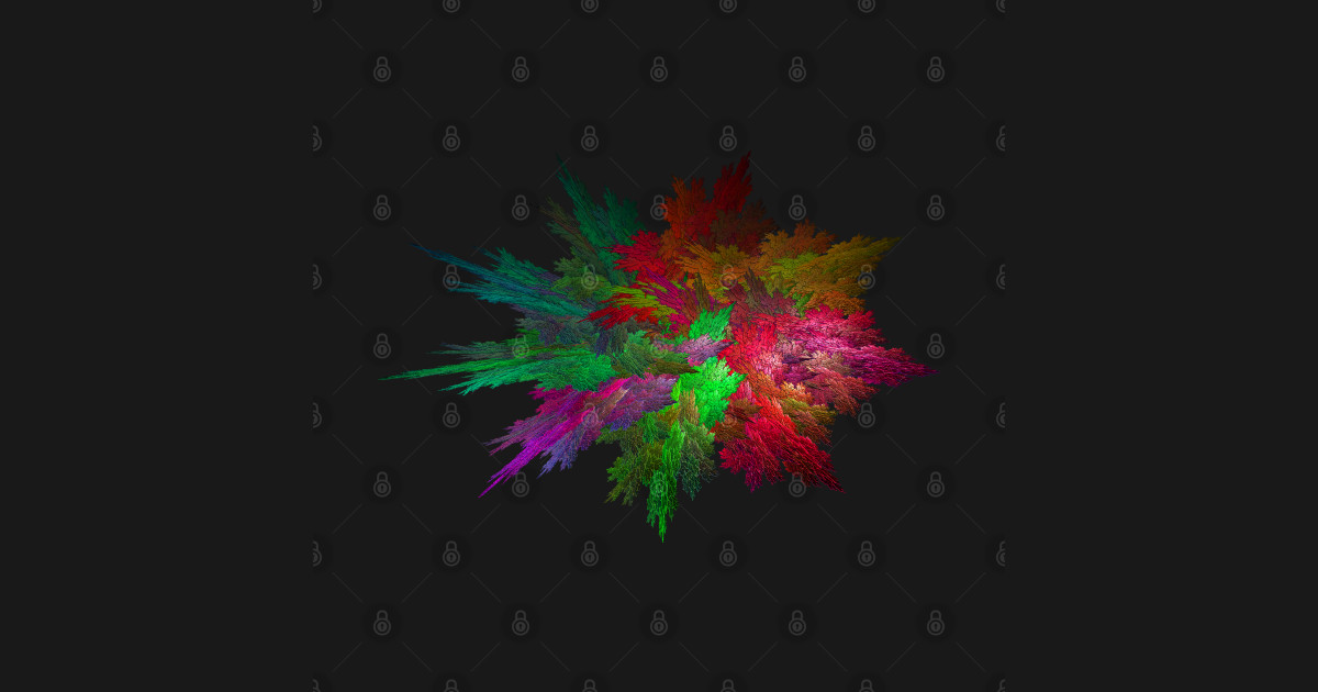 Colourful Explosion - Explosion Of Colour - T-Shirt | TeePublic