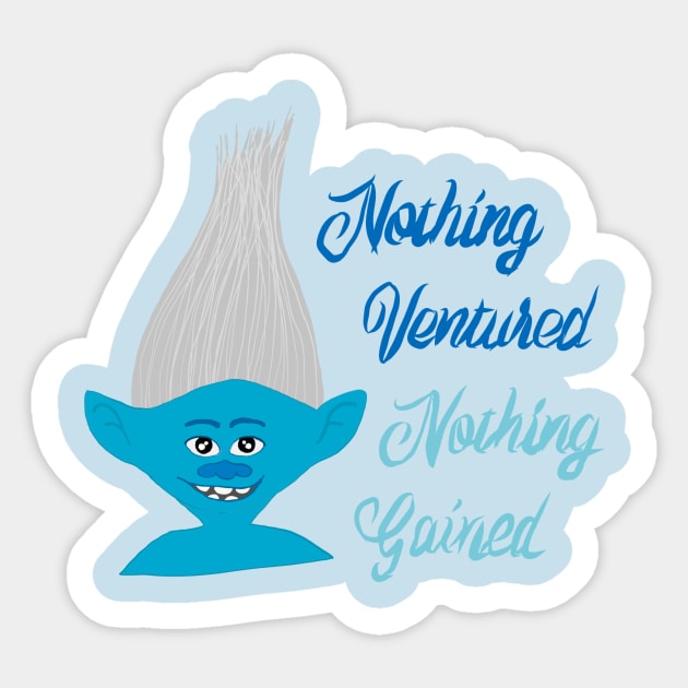 Smurf Troll - Smurf Troll - Sticker | TeePublic