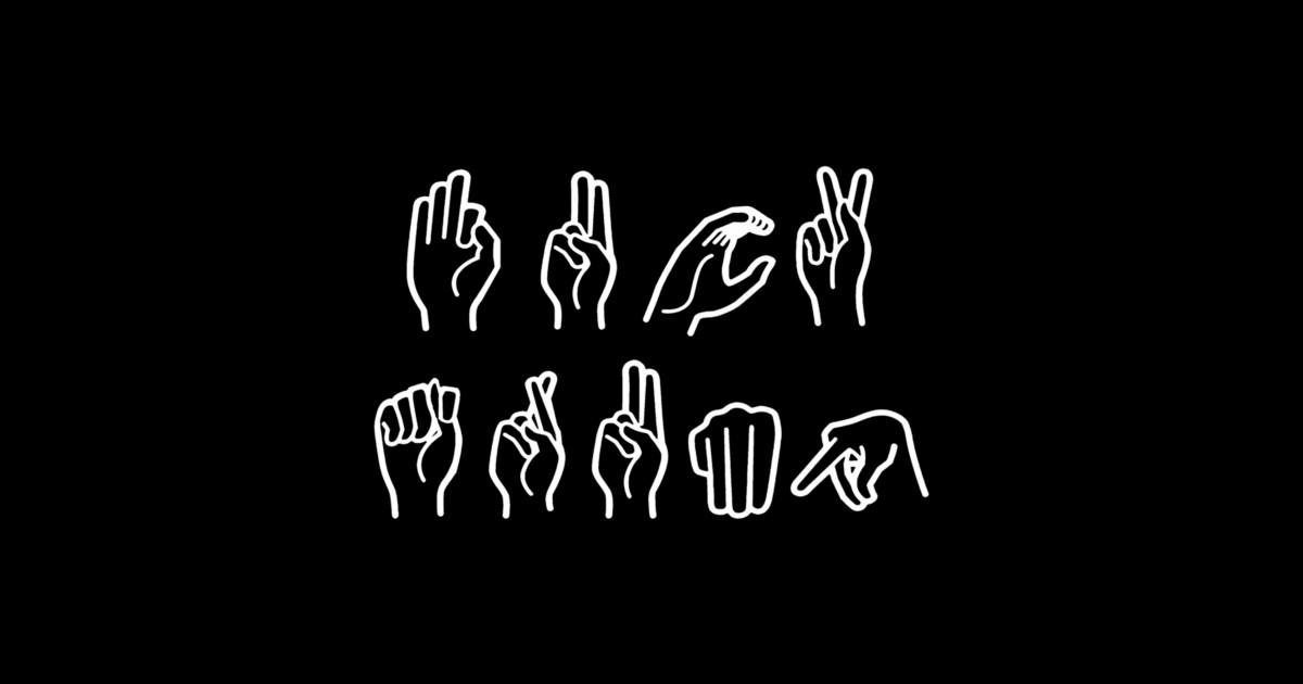 F Trump Sign Language - F Trump - Sticker | TeePublic