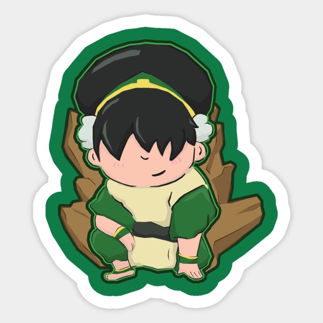 Toph Avatar the Last Airbender - Toph - Sticker | TeePublic